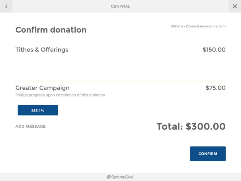 Kiosk Giving | DonorWerx Crypto Donations For Your Church and Non Profit